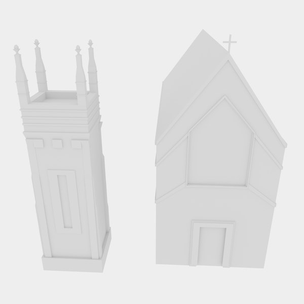 church print 3d obj
