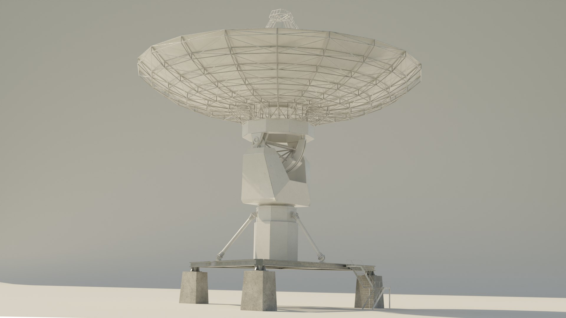 3D Satellite Dish Model - TurboSquid 2036208