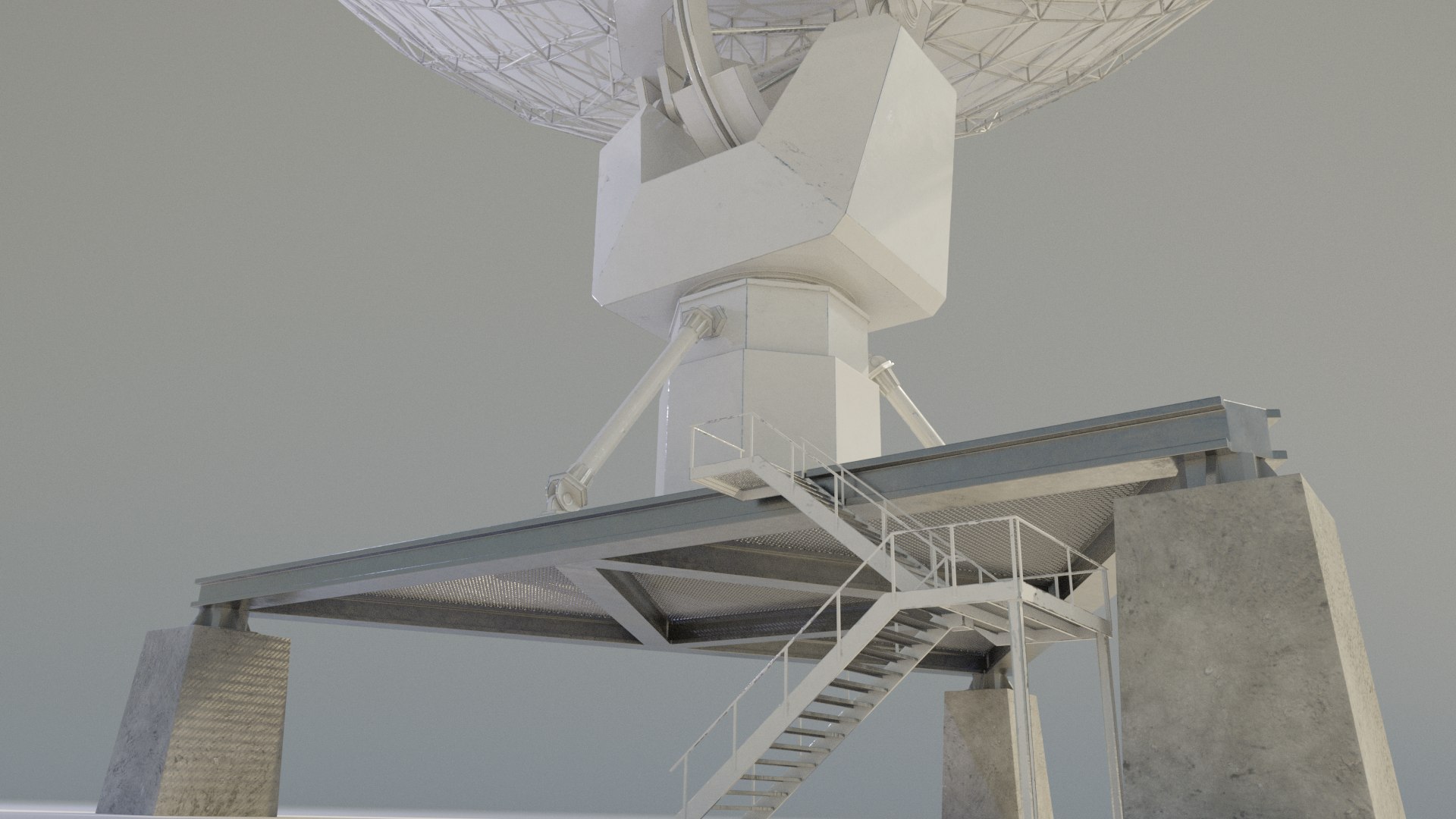3D Satellite Dish Model - TurboSquid 2036208
