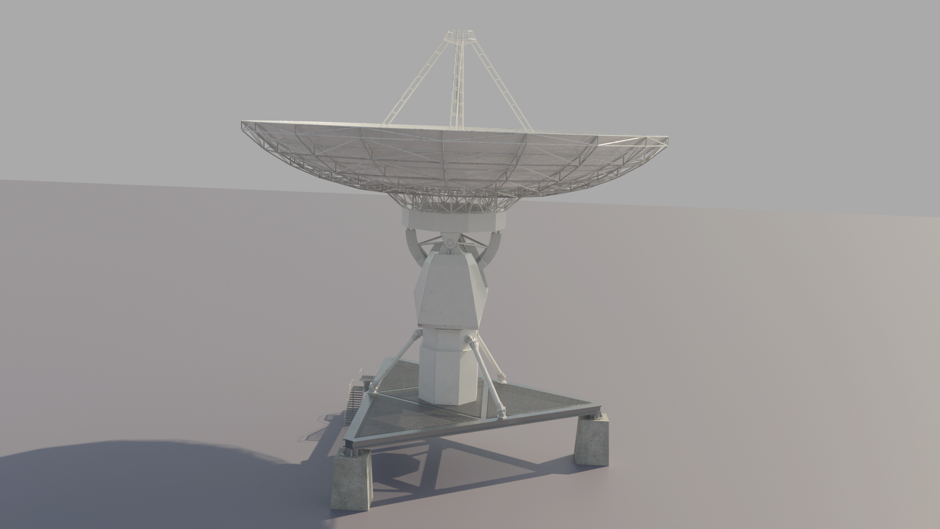 3D Satellite Dish Model - TurboSquid 2036208