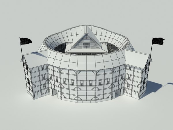 shakespeare globe theatre 3d model