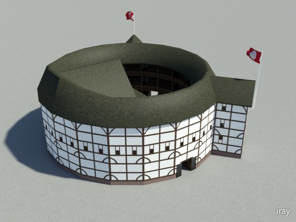 shakespeare globe theatre 3d model