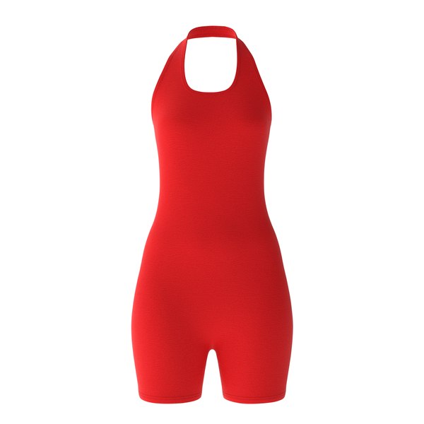 modelo 3d Double Strap One Piece Cheeky Swimsuit - TurboSquid 2015882