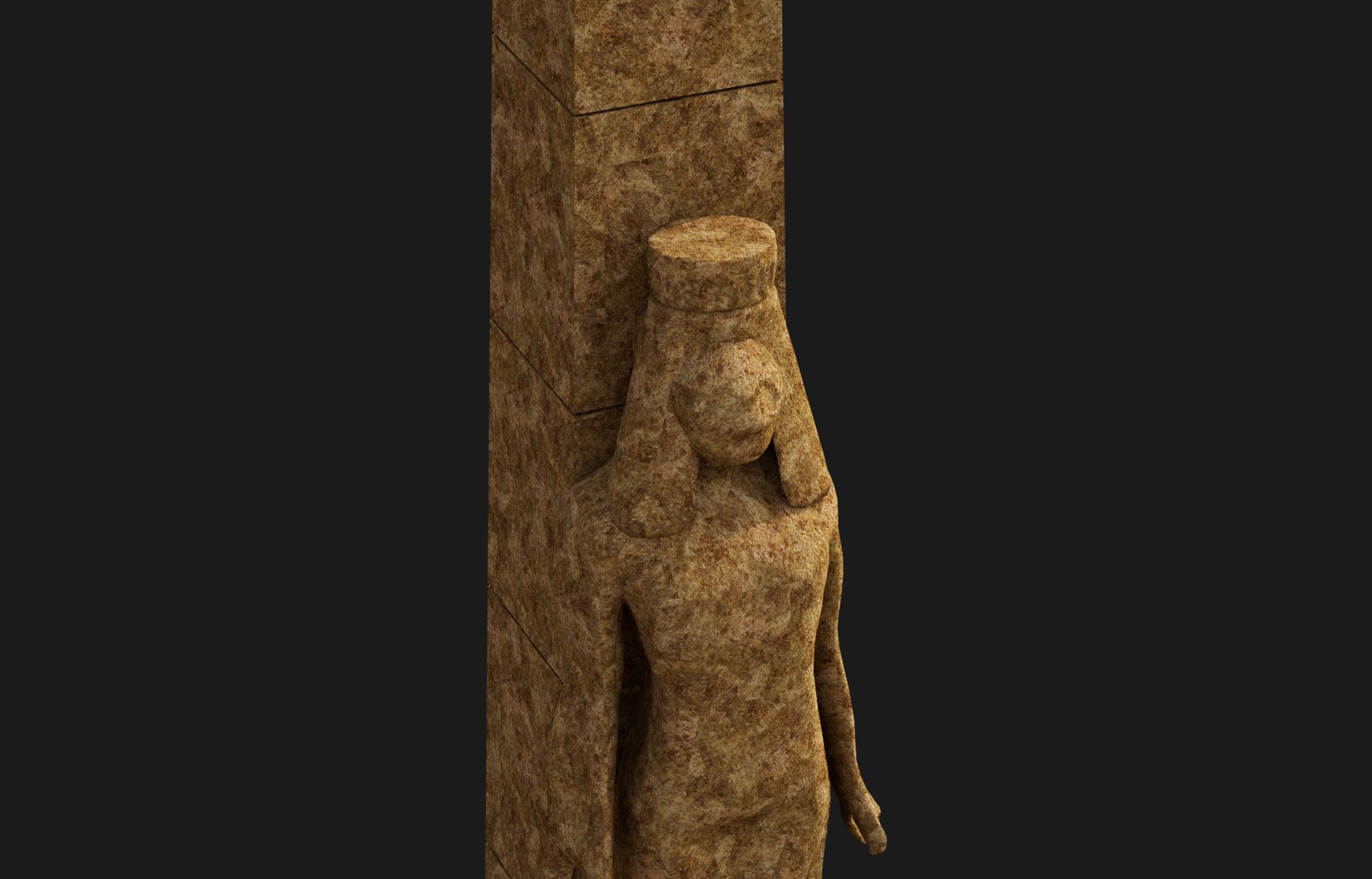 Free Egyptian Column 3D - TurboSquid 2020145