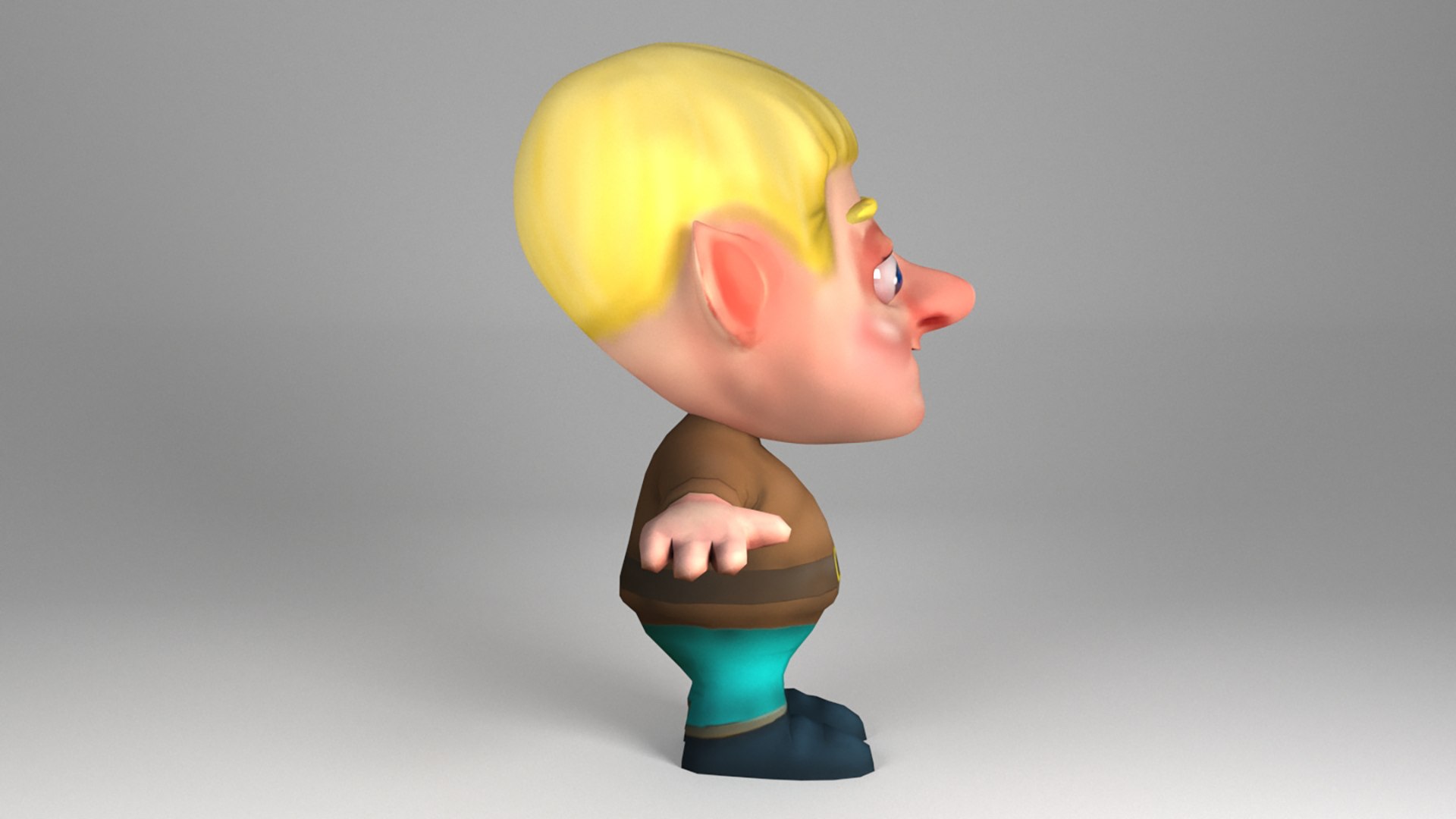 Cute Dwarf 3D Model - TurboSquid 1952906
