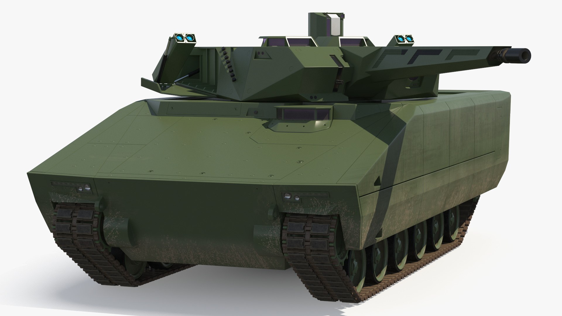 3D Model New Generation Tracked Infantry Fighting Vehicle Rigged ...