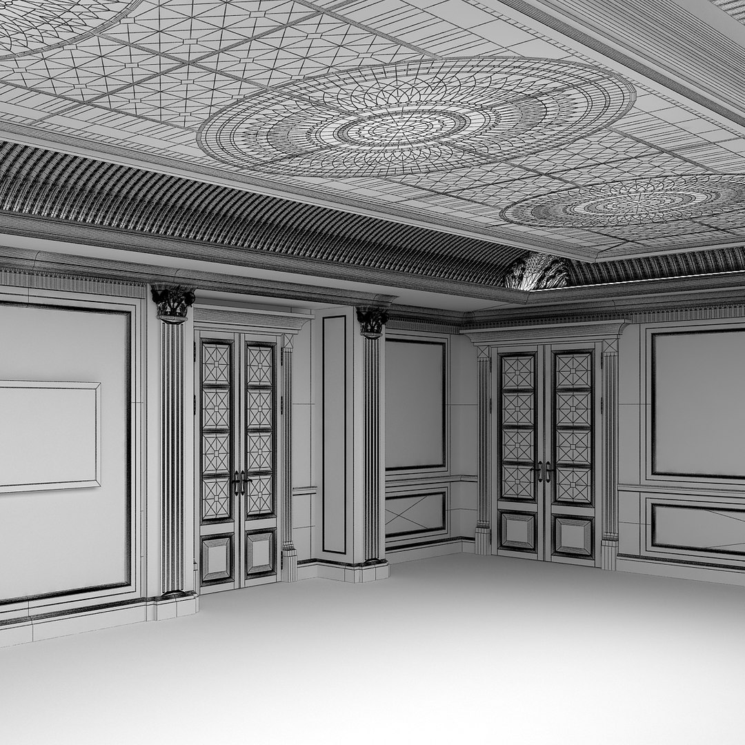 3dsmax Classic Interior Room