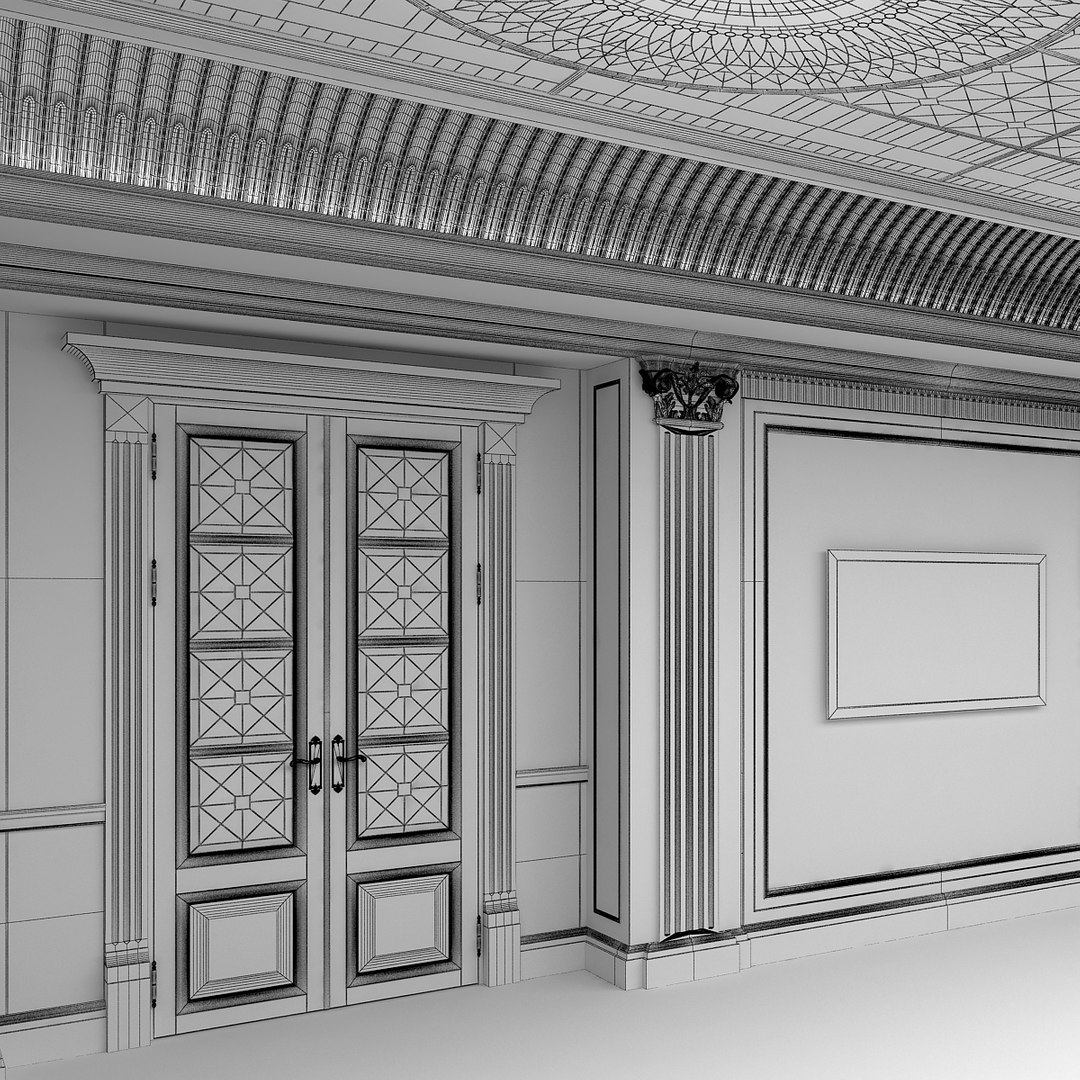3dsmax Classic Interior Room