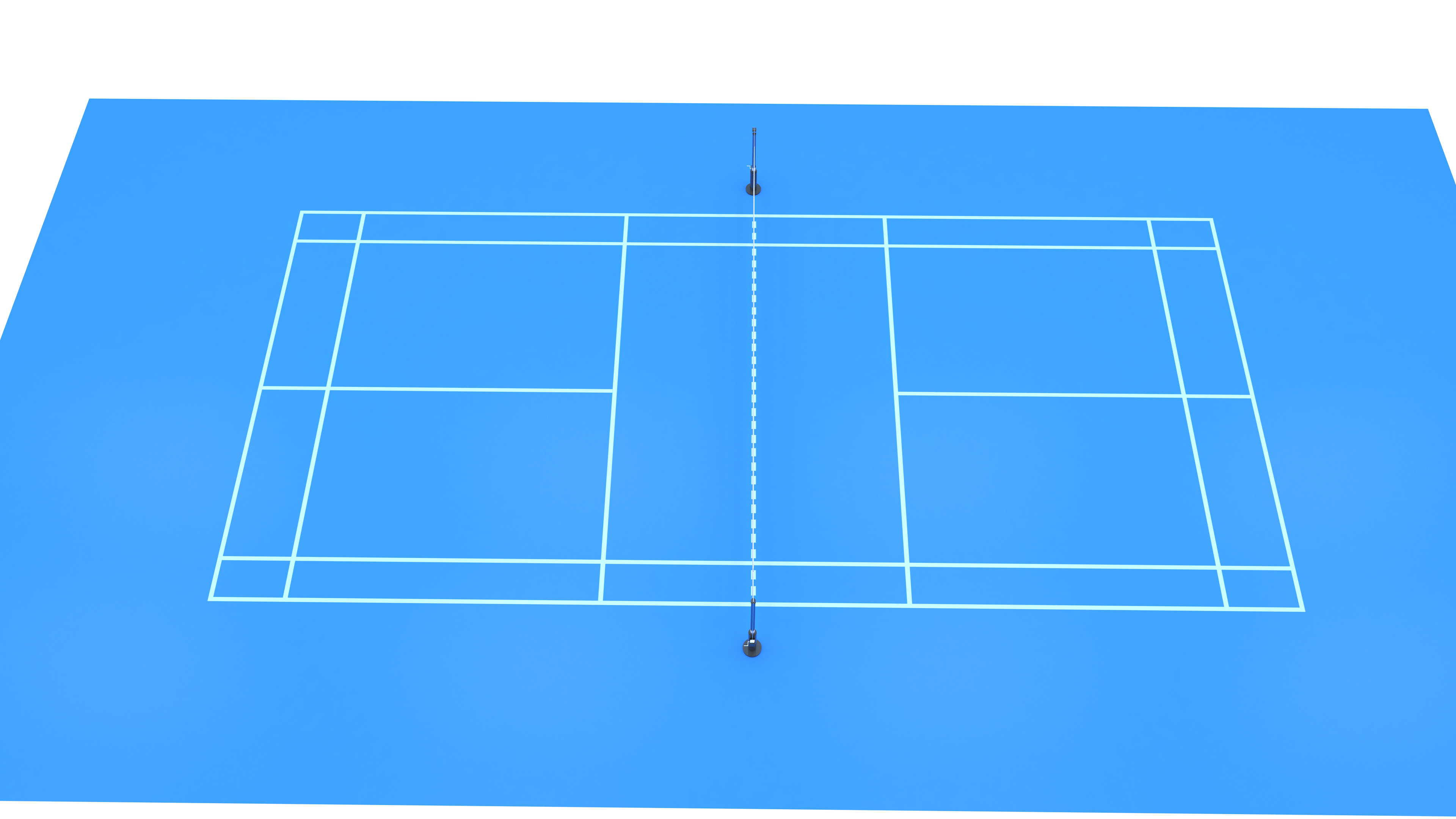 3D Badminton Court - TurboSquid 1728886
