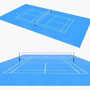 Download 3D Badminton Court 3ds Max Models - TurboSquid