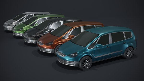 Minivan car generic 3D model - TurboSquid 1566063