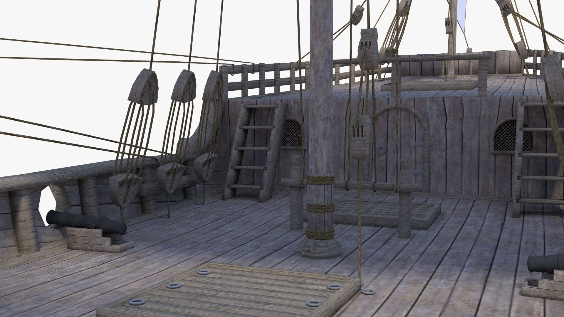 la pinta ships 3d model