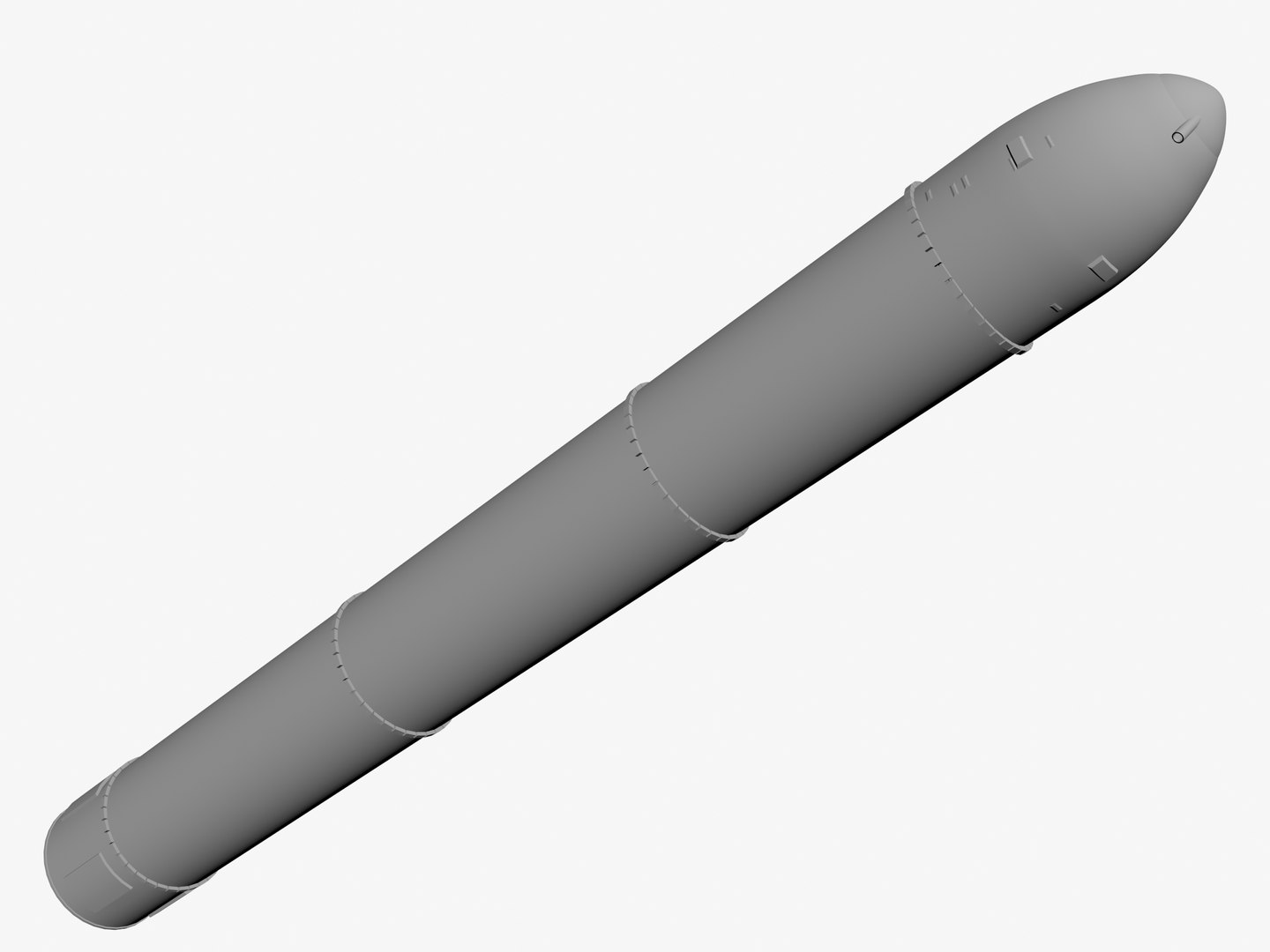 3D Russian RS-28 Sarmat Missile Model - TurboSquid 2073428