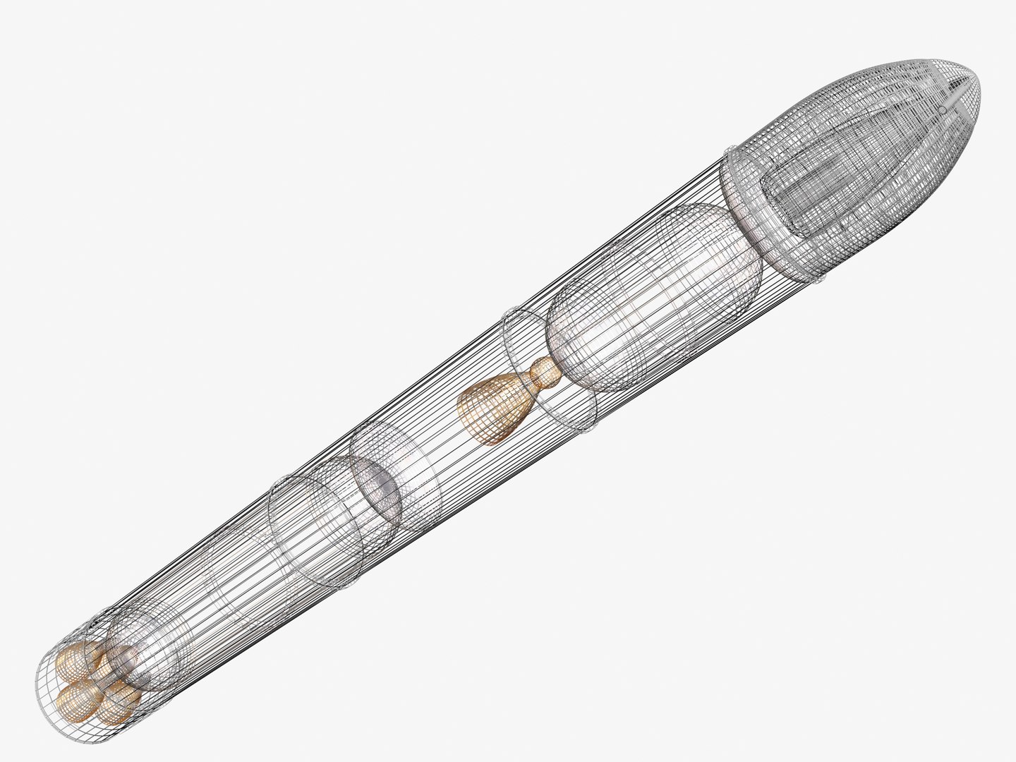 3D Russian RS-28 Sarmat Missile Model - TurboSquid 2073428