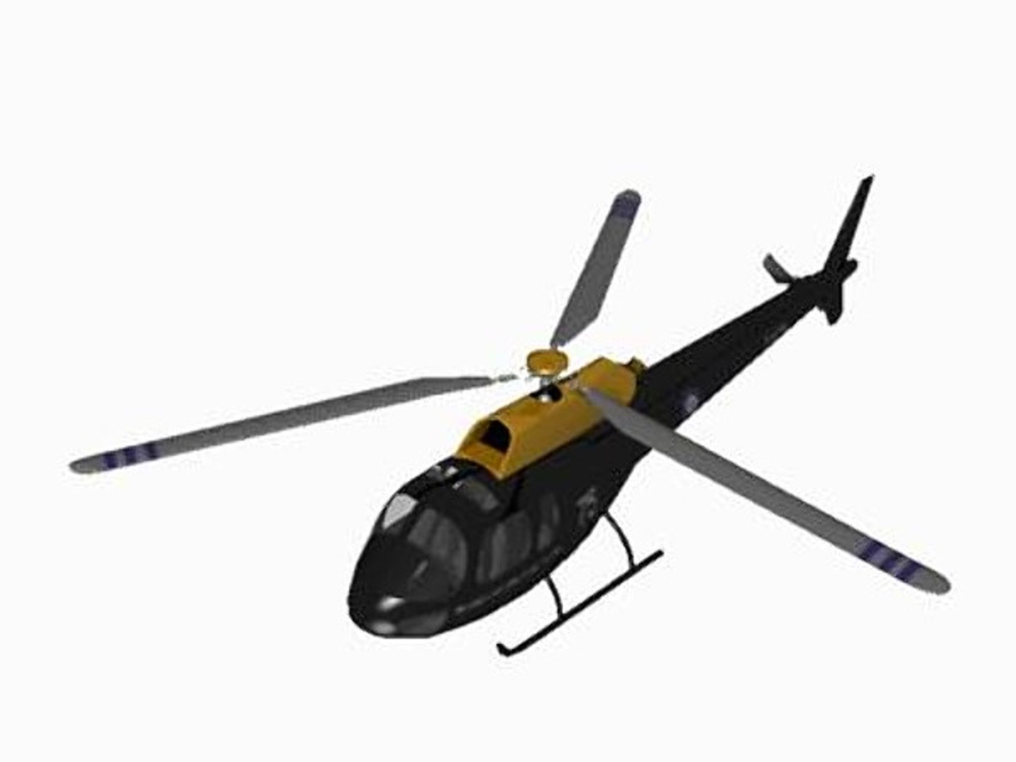 3d Model Squirrel Helicopter Raf