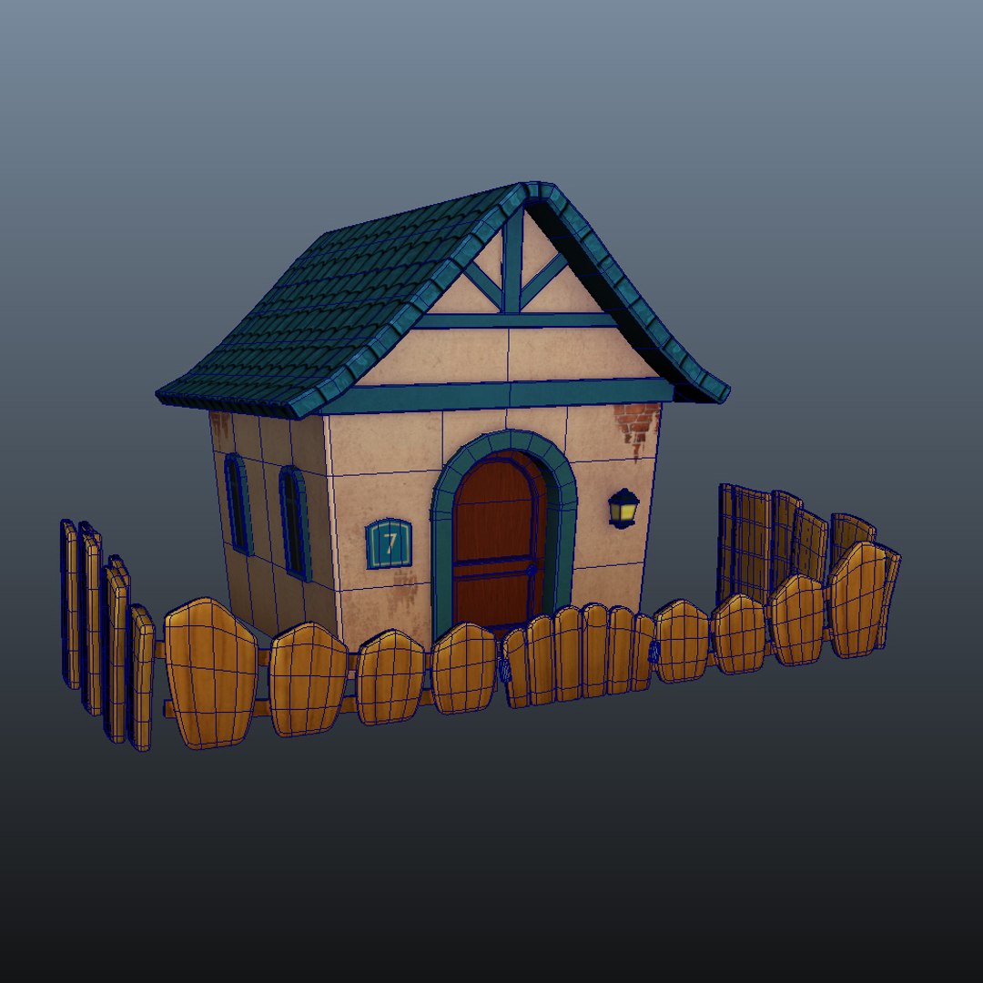 3d Model Of Cartoon Props