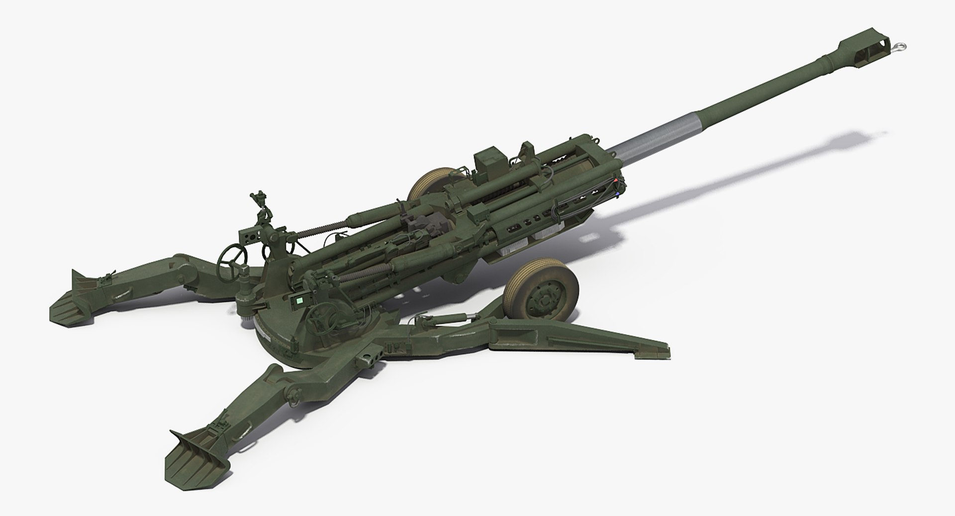3D model howitzer m777 155mm rigged - TurboSquid 1313941