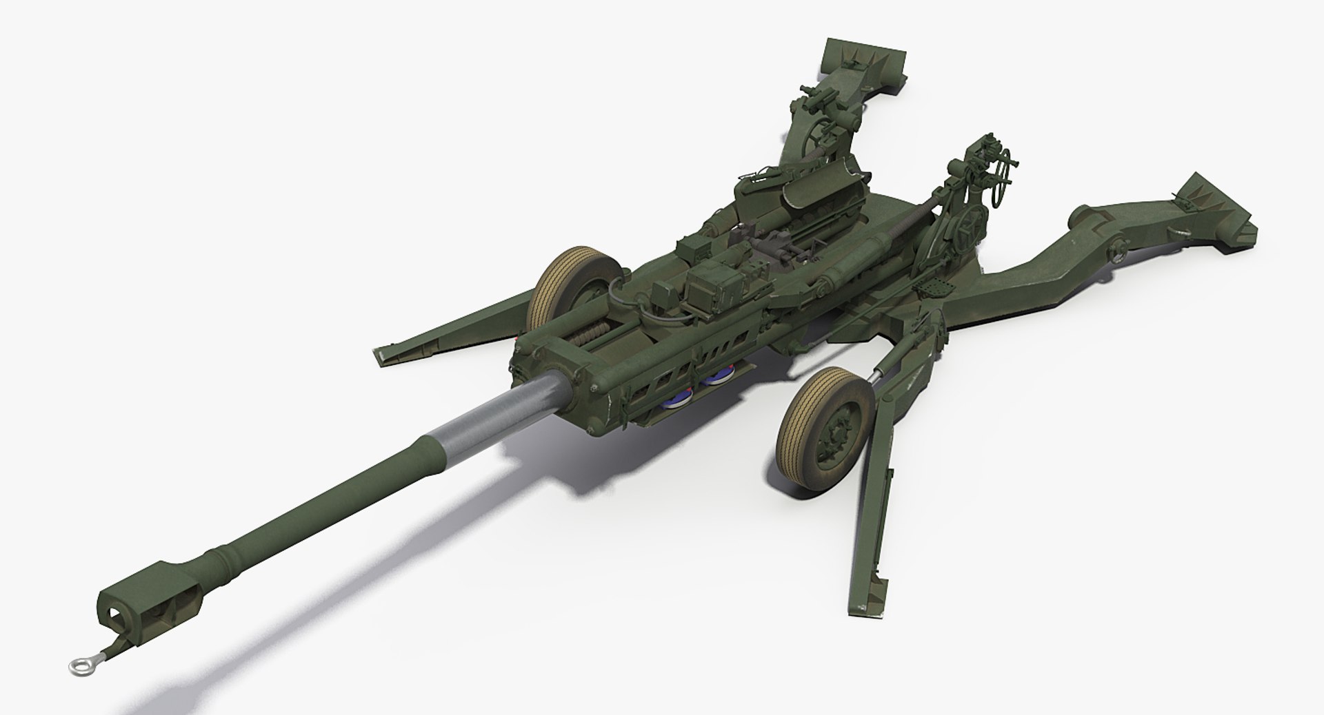 3D model howitzer m777 155mm rigged - TurboSquid 1313941