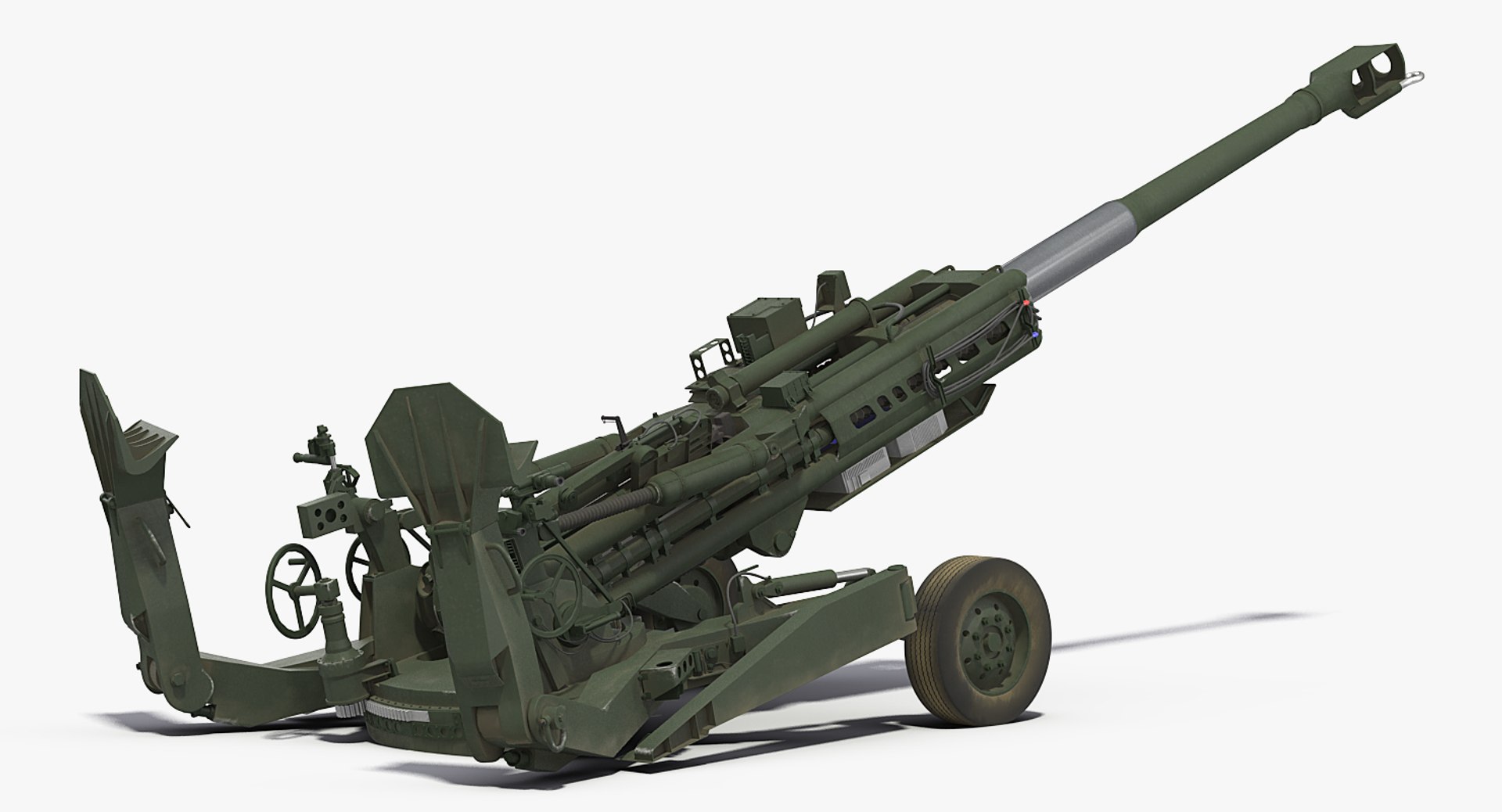 3D model howitzer m777 155mm rigged - TurboSquid 1313941