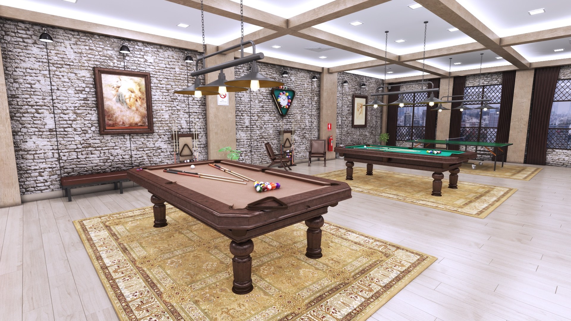 Realistic Billlard Ping Pong 3D Model - TurboSquid 1500211