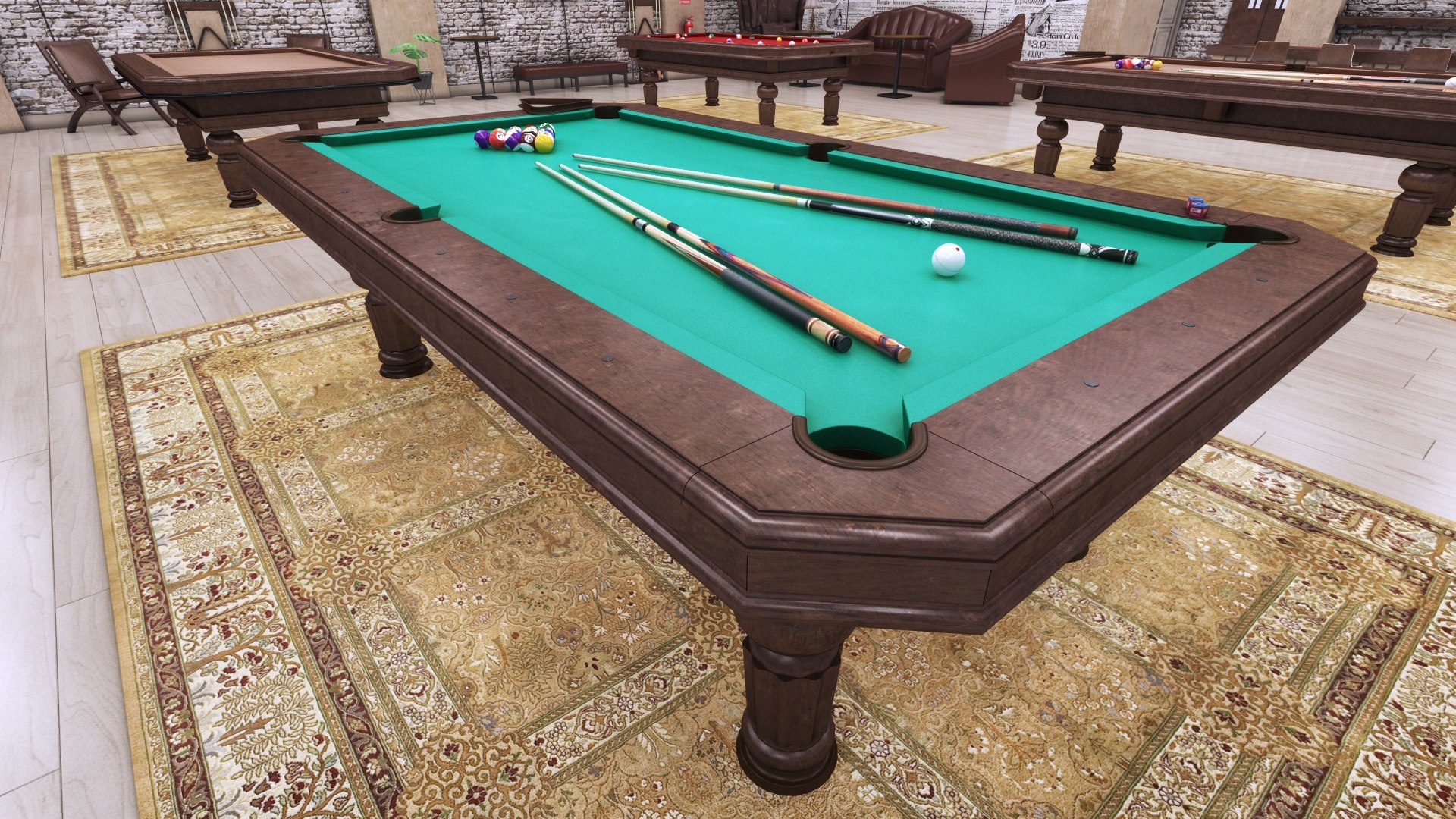 Realistic Billlard Ping Pong 3D Model - TurboSquid 1500211