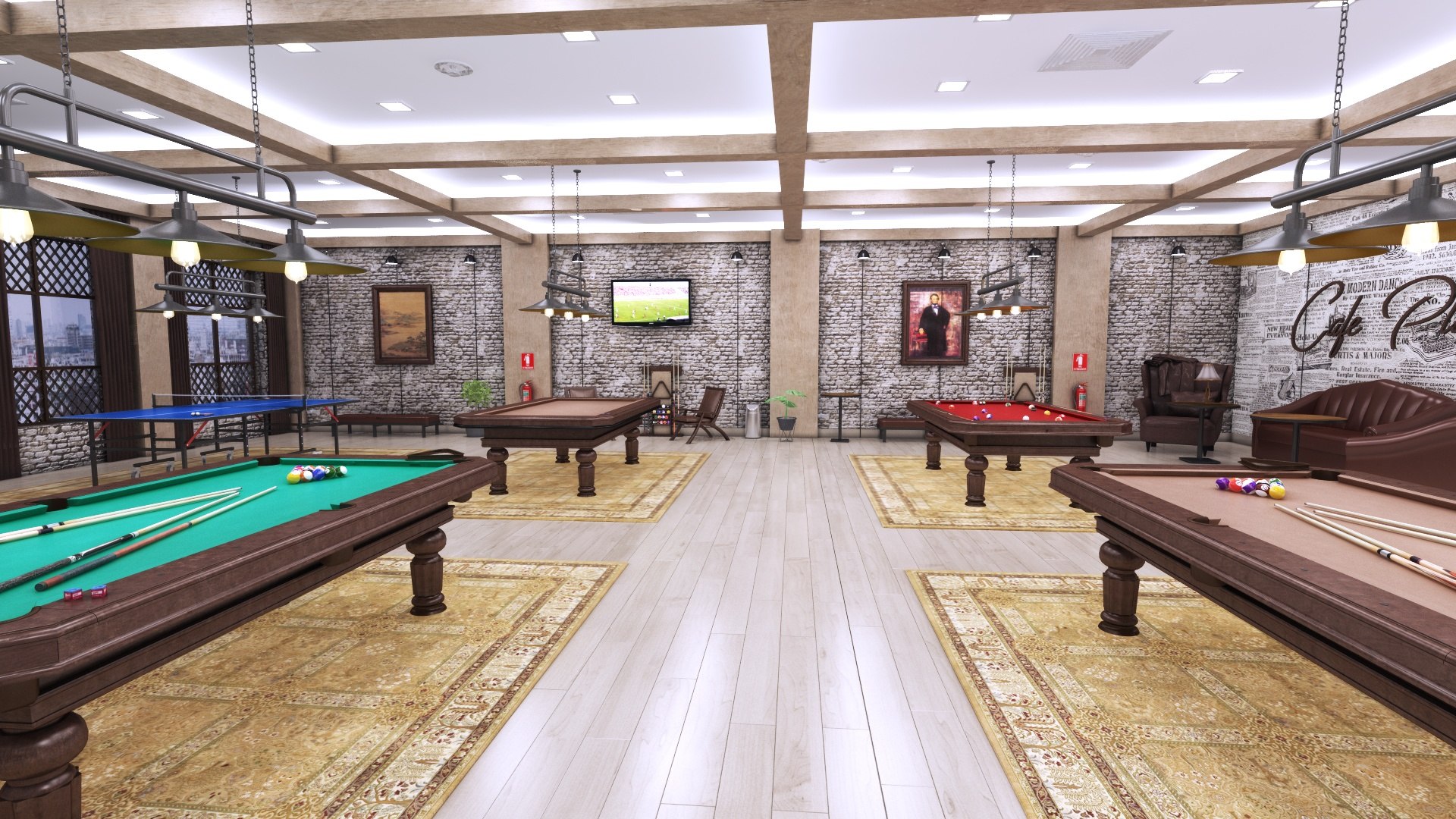 Realistic billlard ping pong 3D model - TurboSquid 1500211