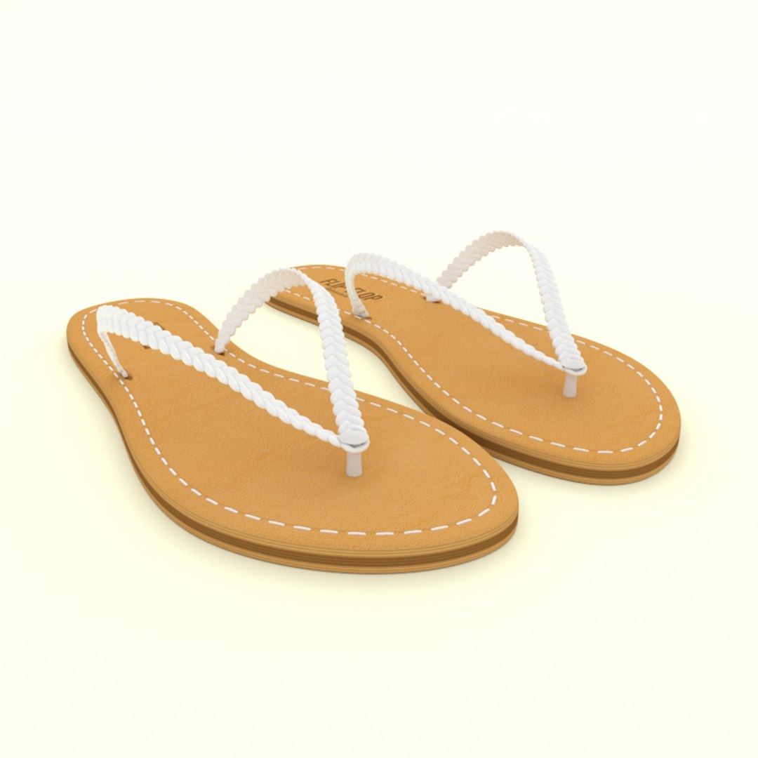 Flip-flop 3D Model - TurboSquid 1155231