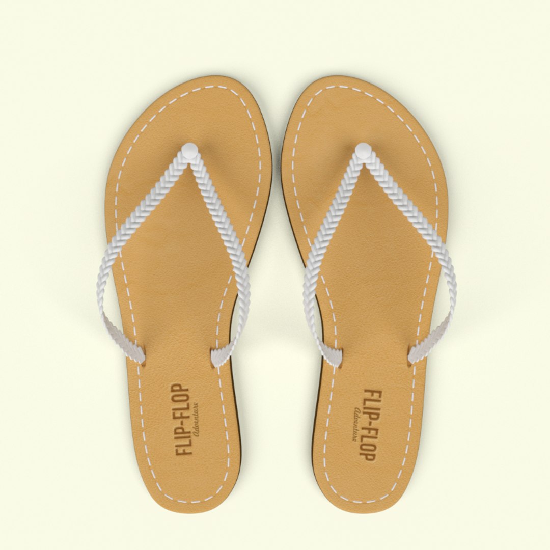 Flip-flop 3D Model - TurboSquid 1155231