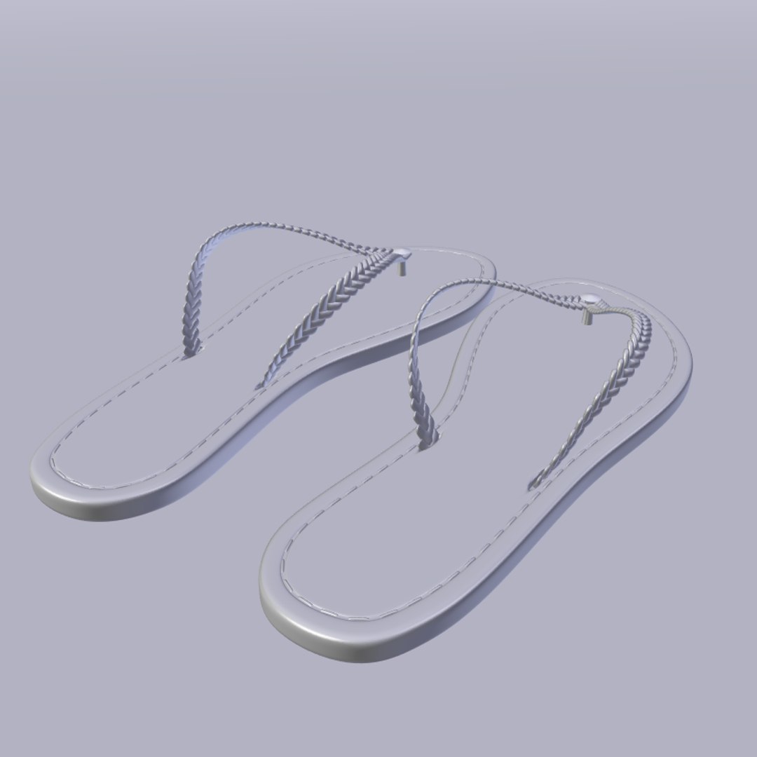 Flip-flop 3D Model - TurboSquid 1155231