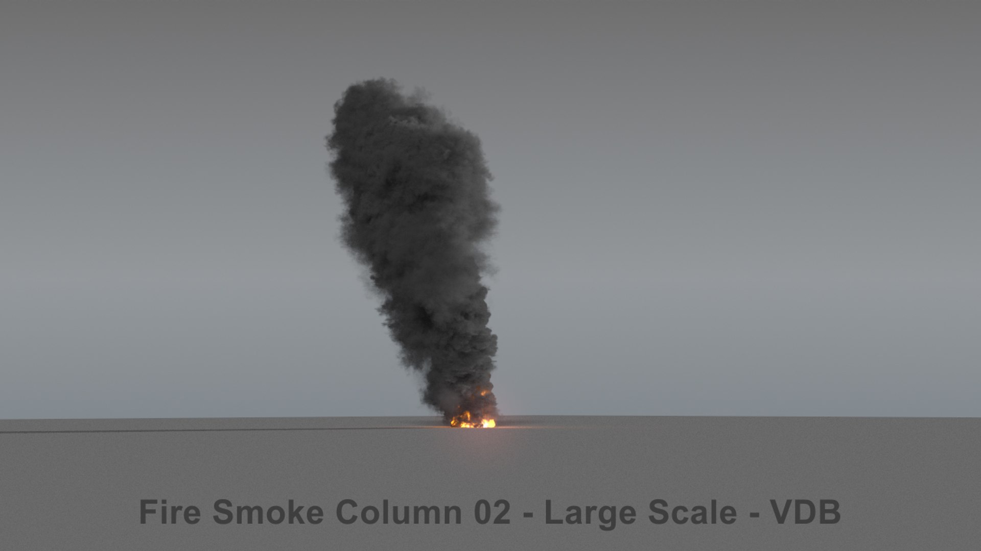 3D Model Smoke Column Large Scale - TurboSquid 1649748