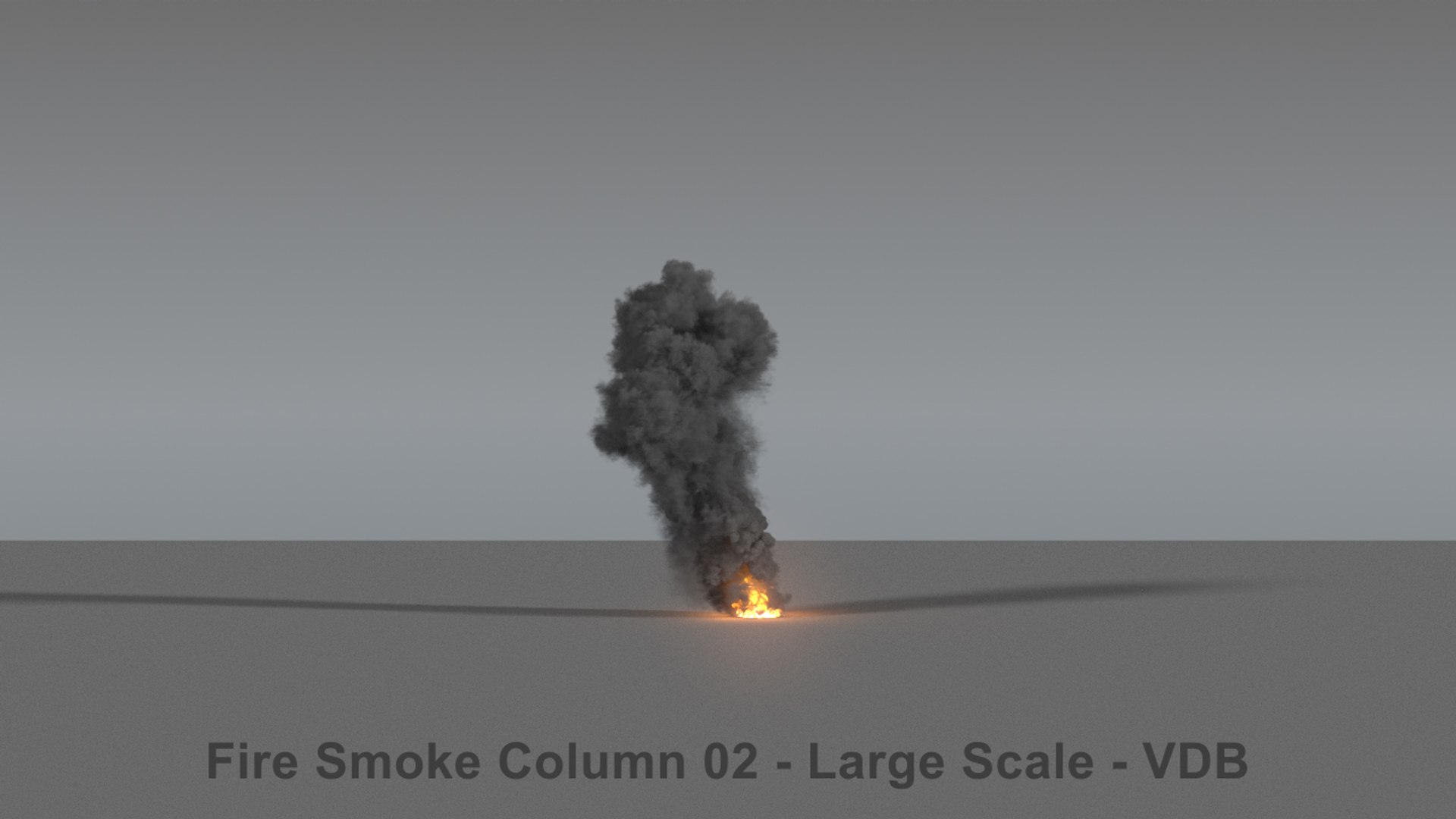 3D Model Smoke Column Large Scale - TurboSquid 1649748