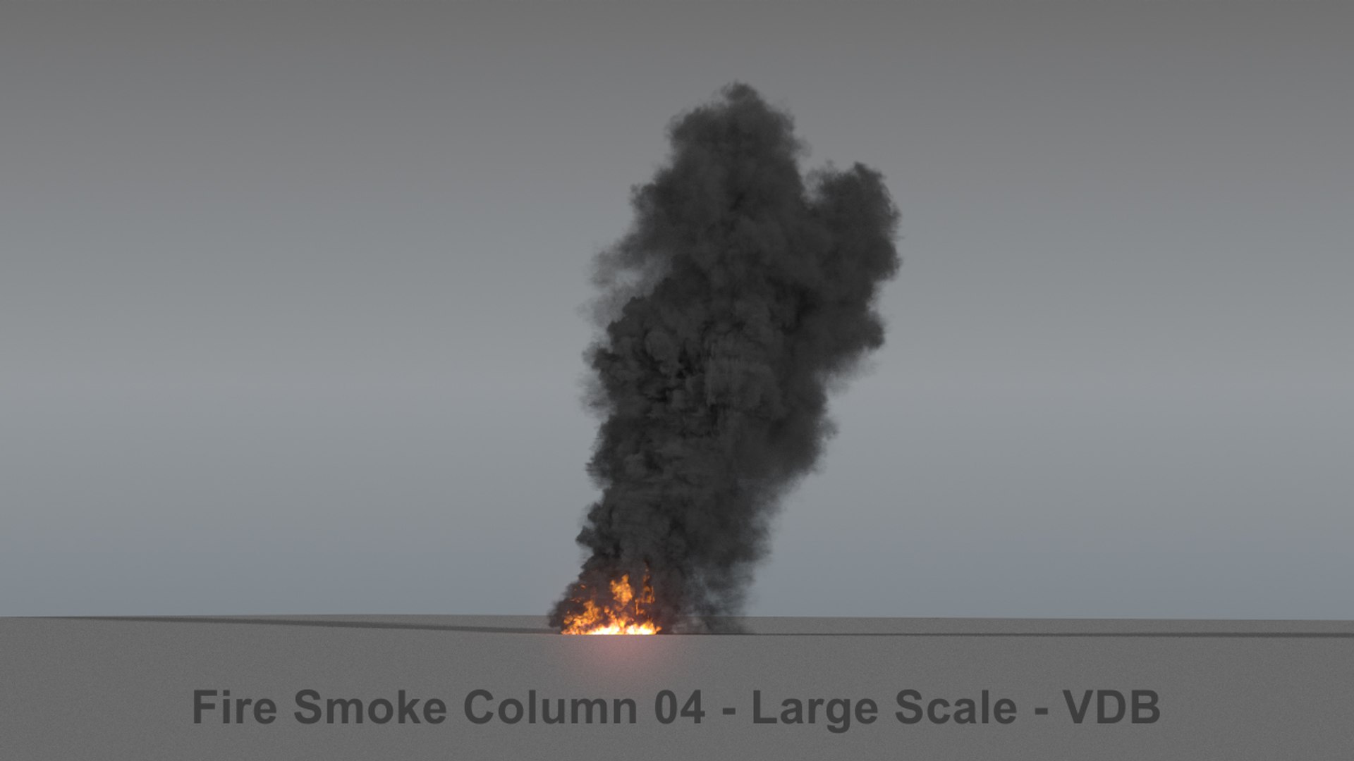 3D model smoke column large scale - TurboSquid 1649748