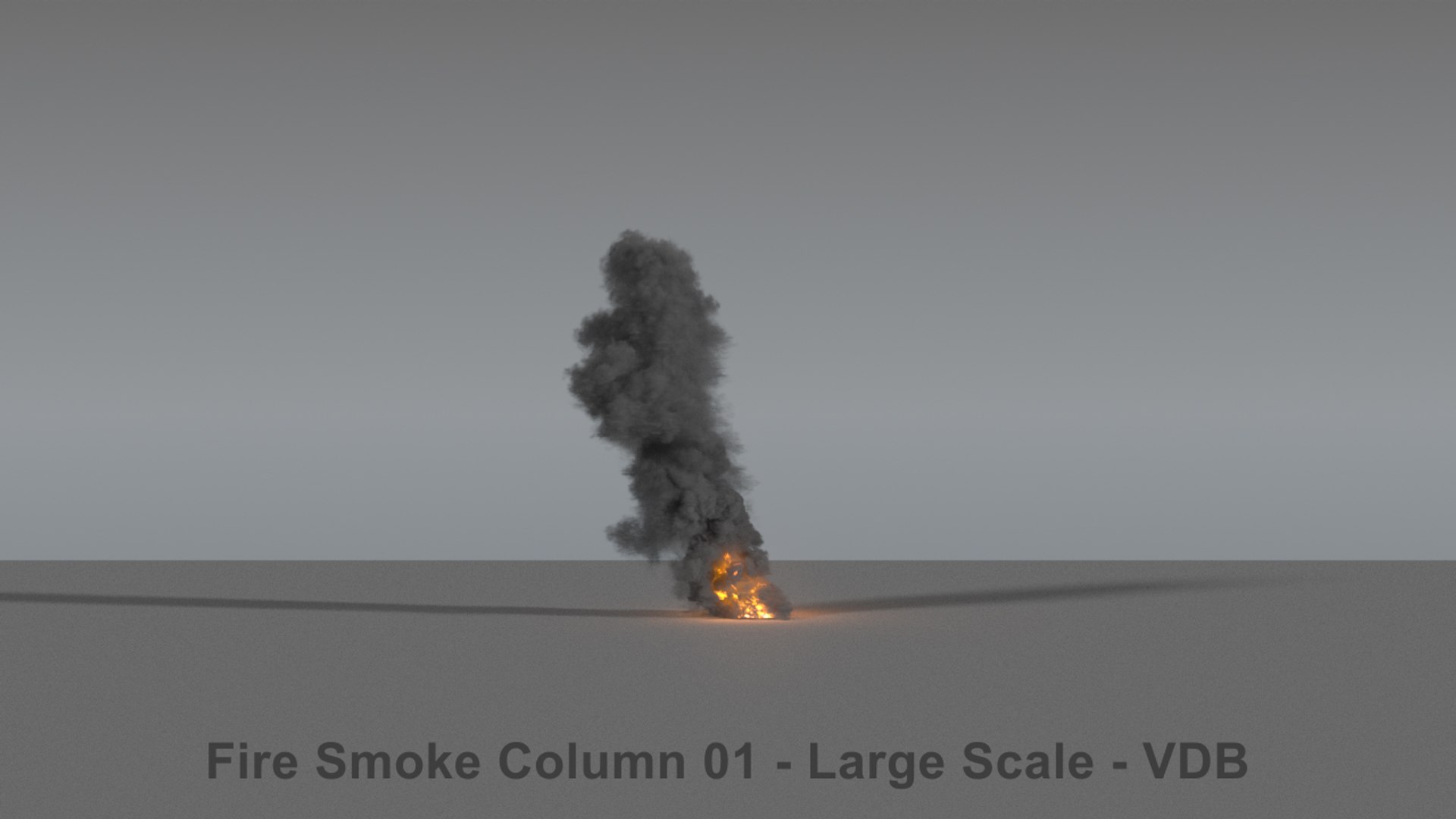3D Model Smoke Column Large Scale - TurboSquid 1649748