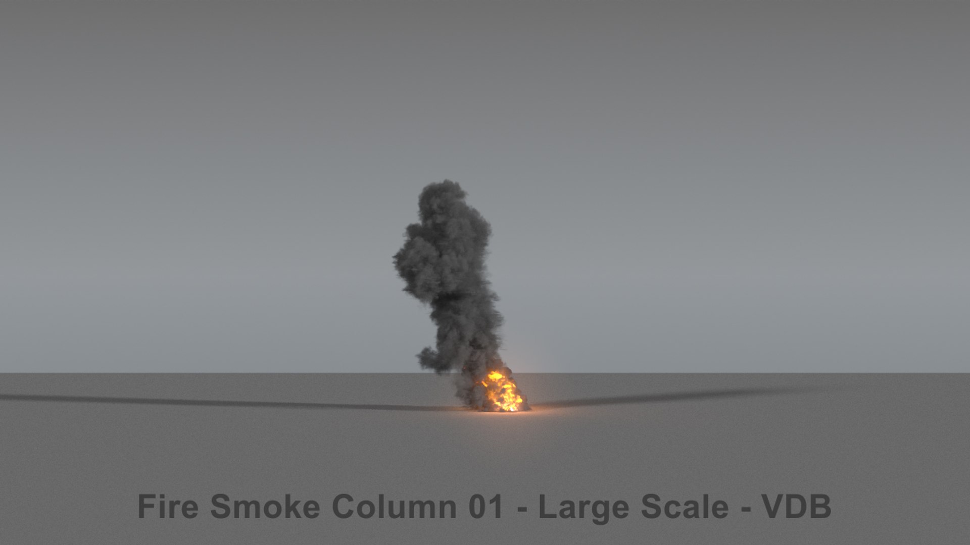 3D Model Smoke Column Large Scale - TurboSquid 1649748