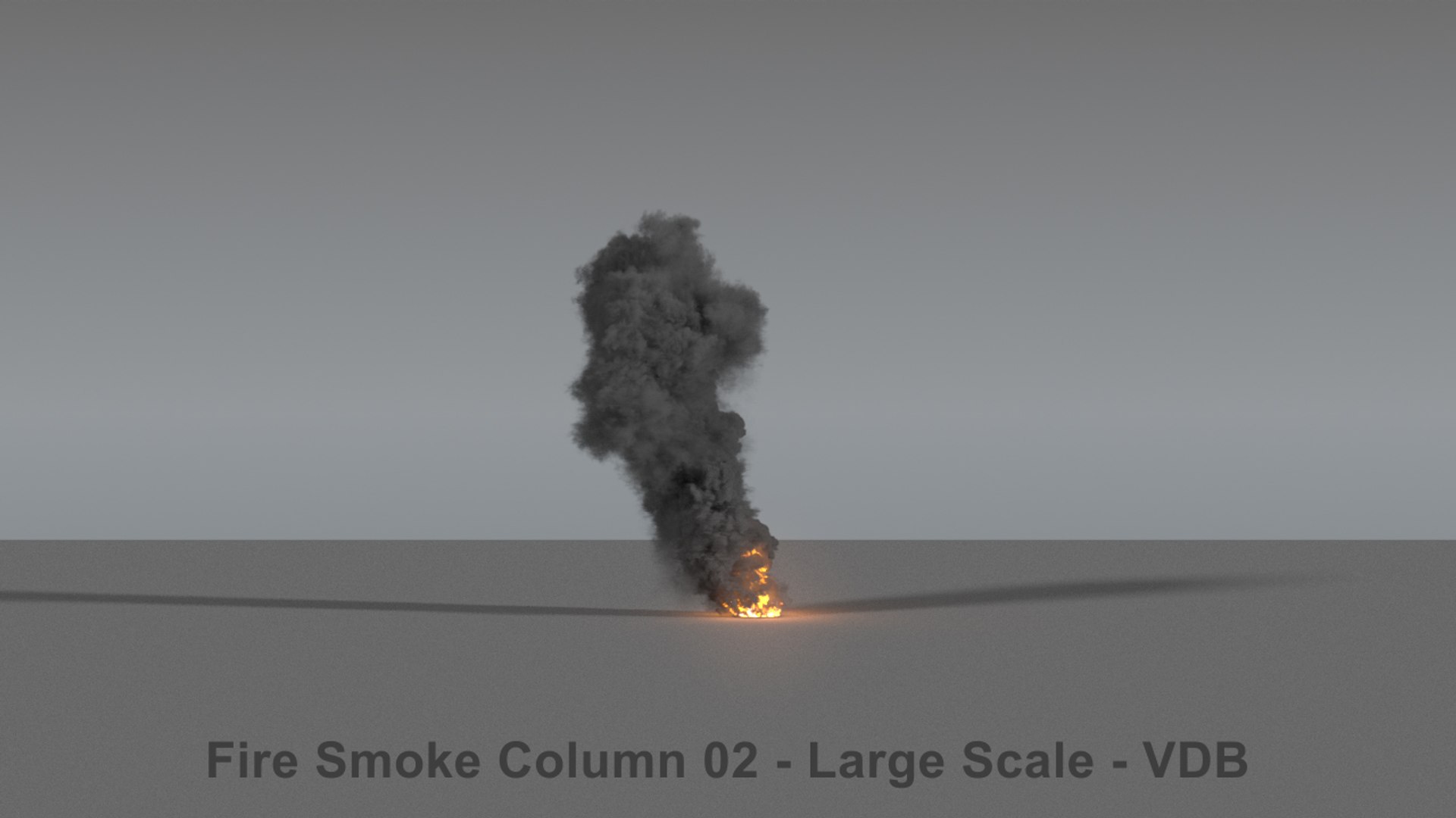 3D Model Smoke Column Large Scale - TurboSquid 1649748
