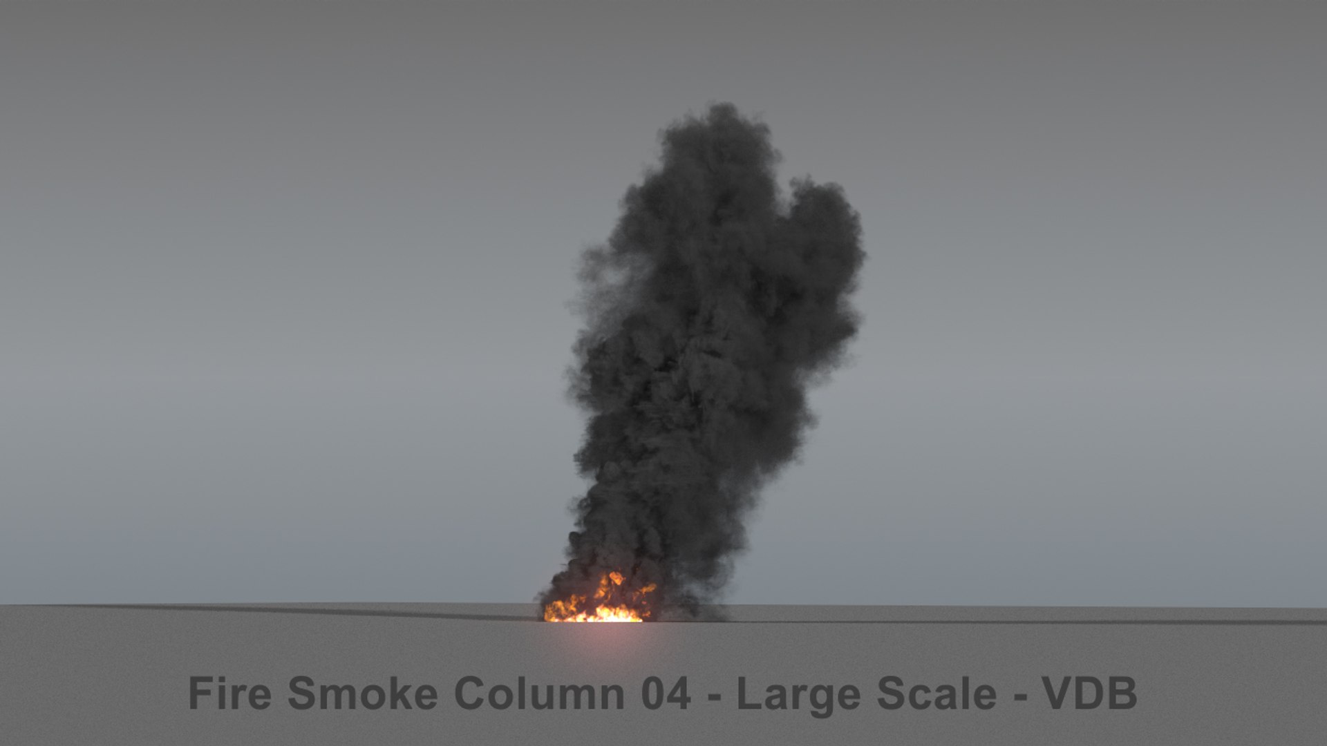 3D model smoke column large scale - TurboSquid 1649748