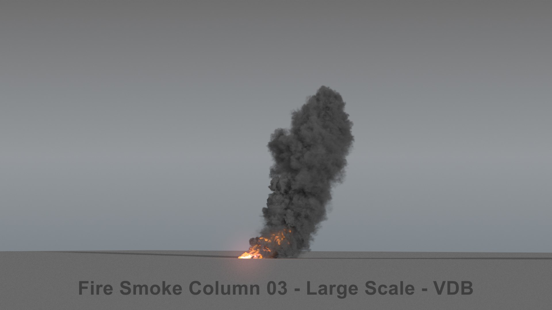 3D Model Smoke Column Large Scale - TurboSquid 1649748