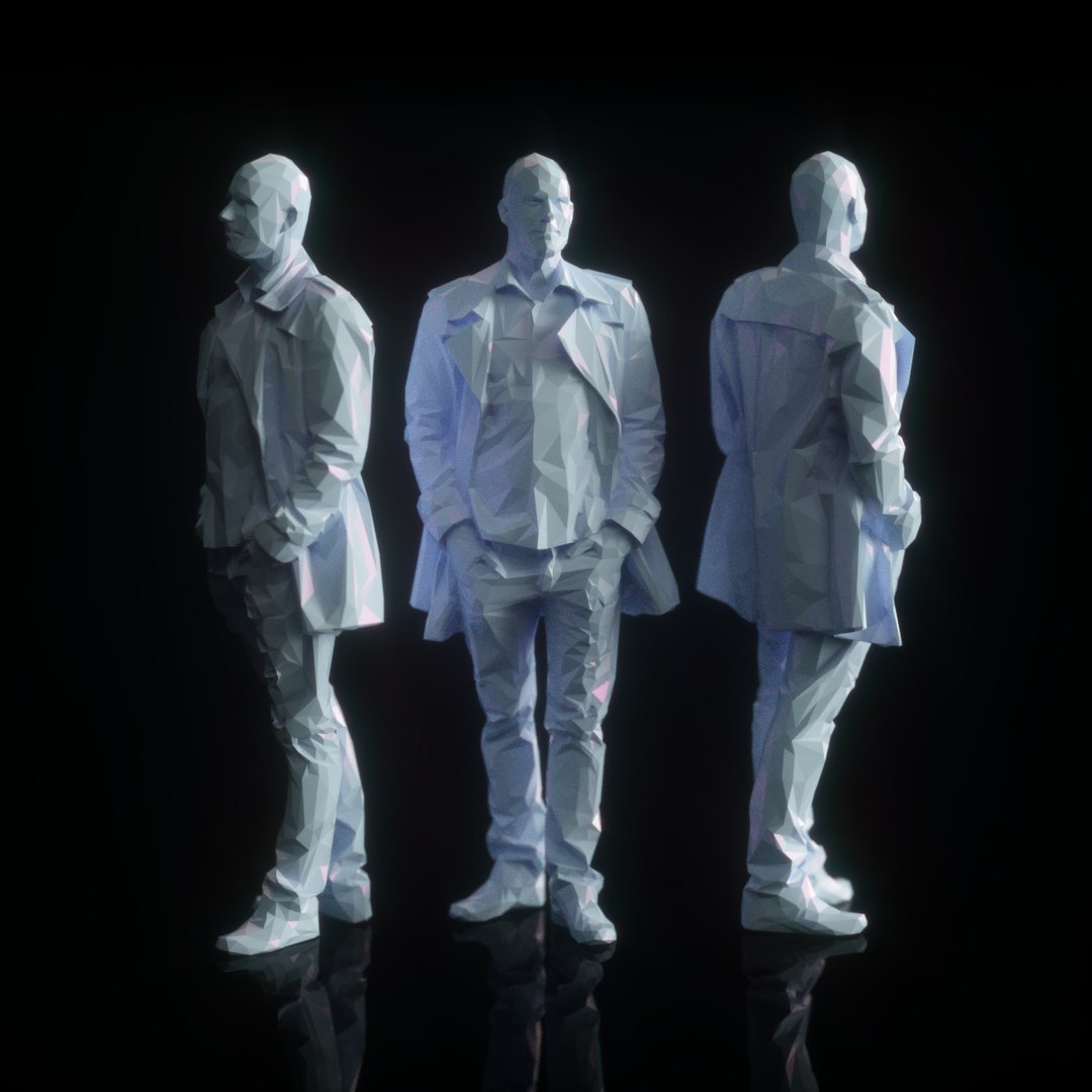 Male Character Human 3d Obj