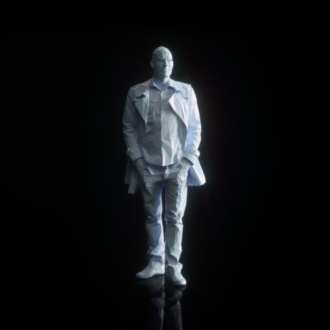 Male Character Human 3d Obj