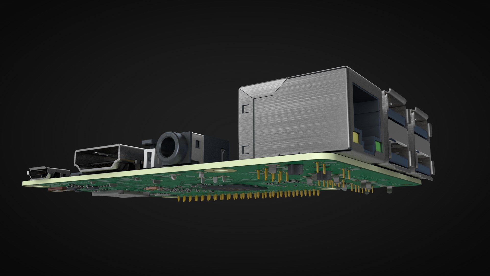 Pi Raspberry 3D Model - TurboSquid 1325601