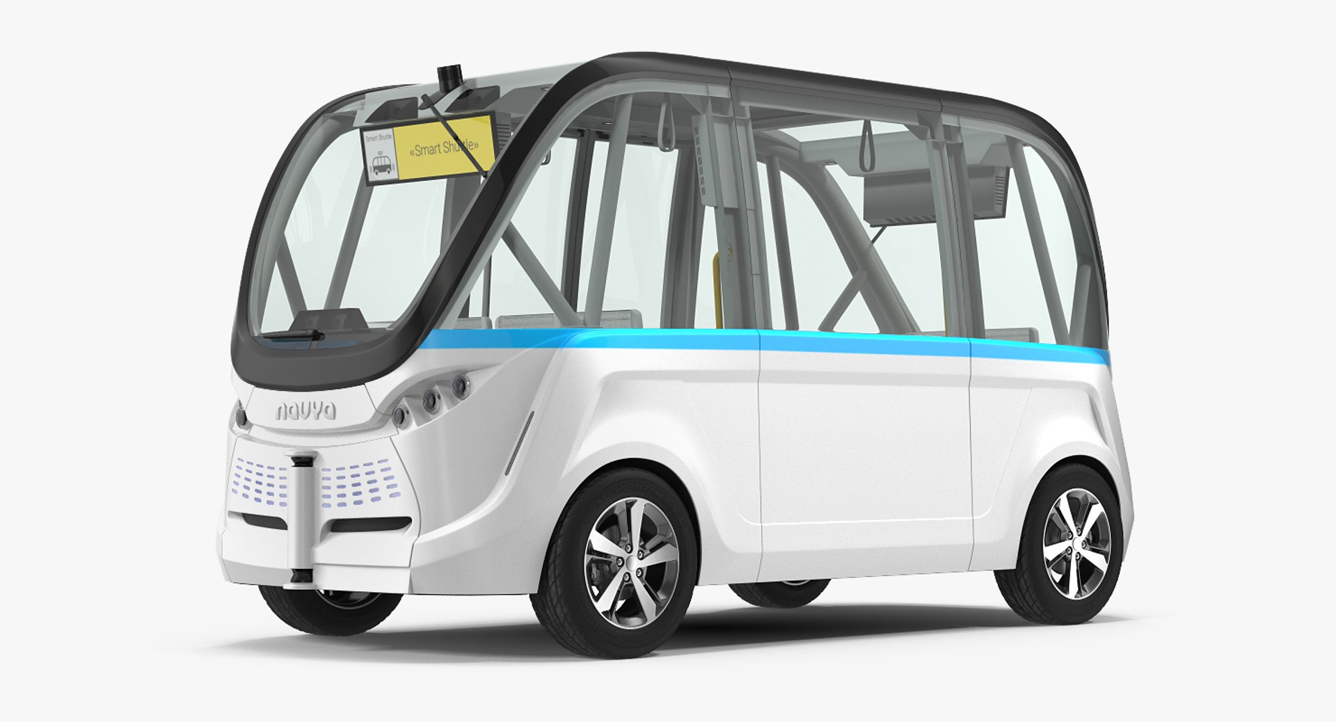 3D Driverless Minibus Electric Generic - TurboSquid 1329105