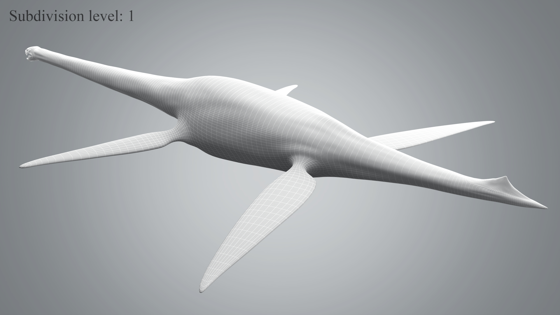 Plesiosaur dinosaur plesiosaurus model - TurboSquid 1313047