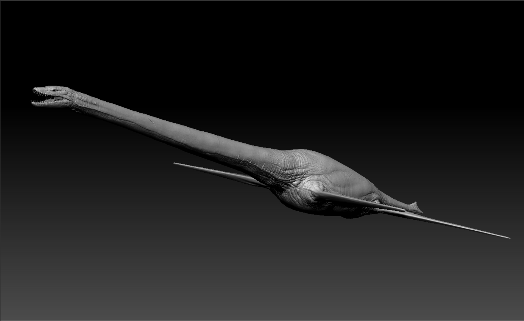 Plesiosaur dinosaur plesiosaurus model - TurboSquid 1313047