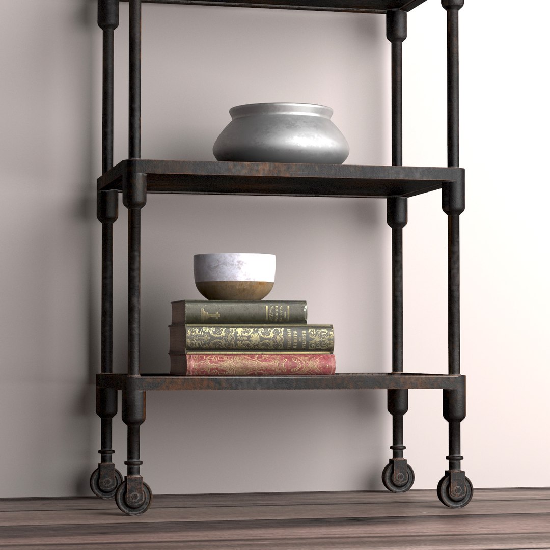 3d model narrow rack