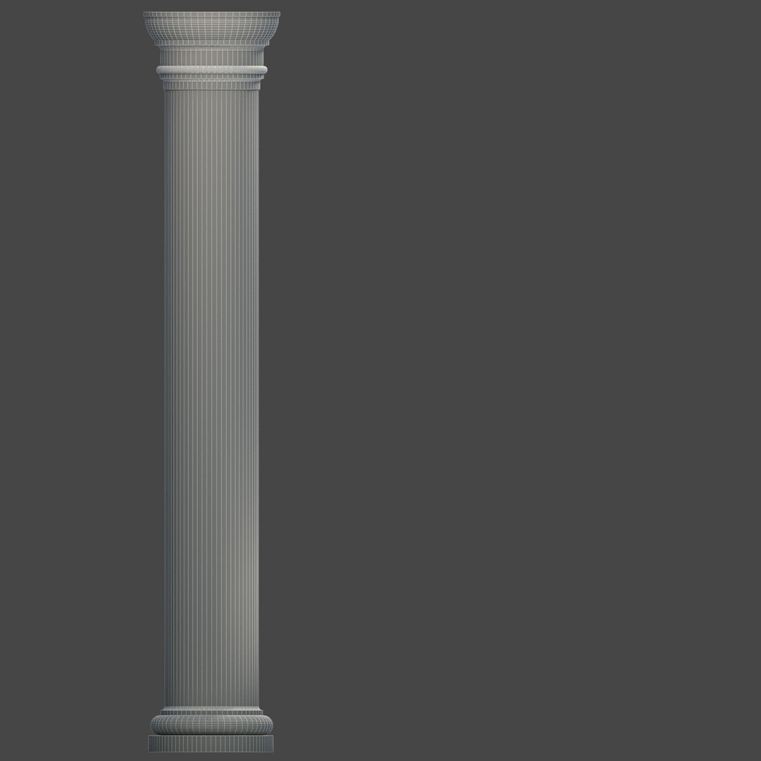 3ds Max Column Parts