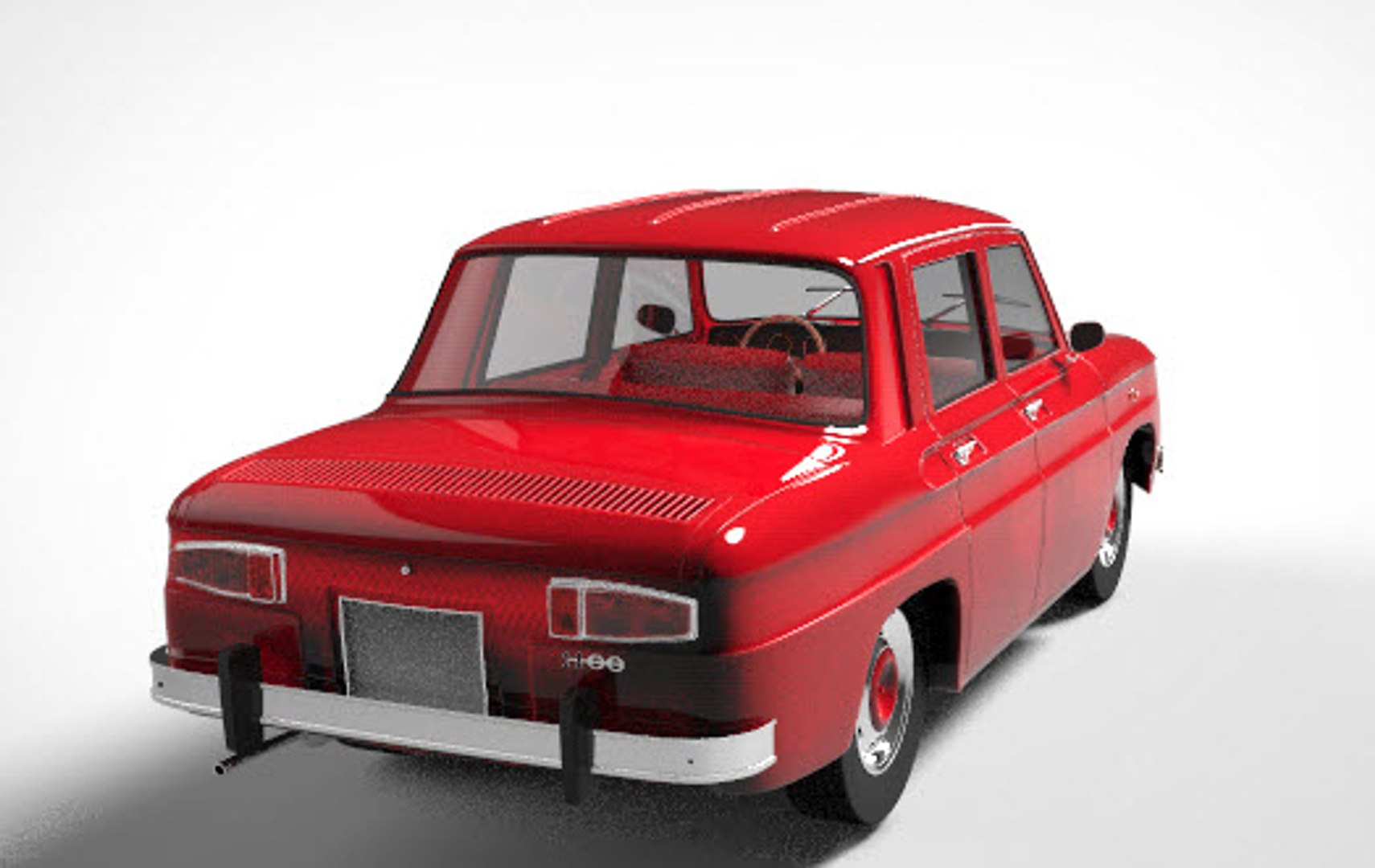 Dacia 1100 Car 3D Model - TurboSquid 1475049