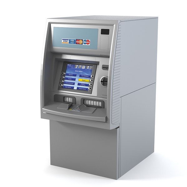 3d model atm cash machine