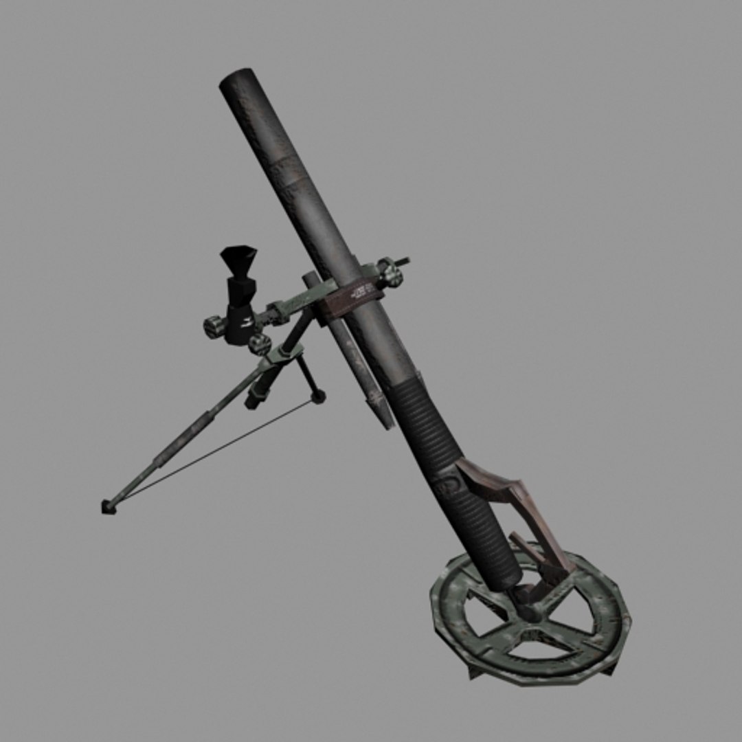 M224 Mortar 3d Model