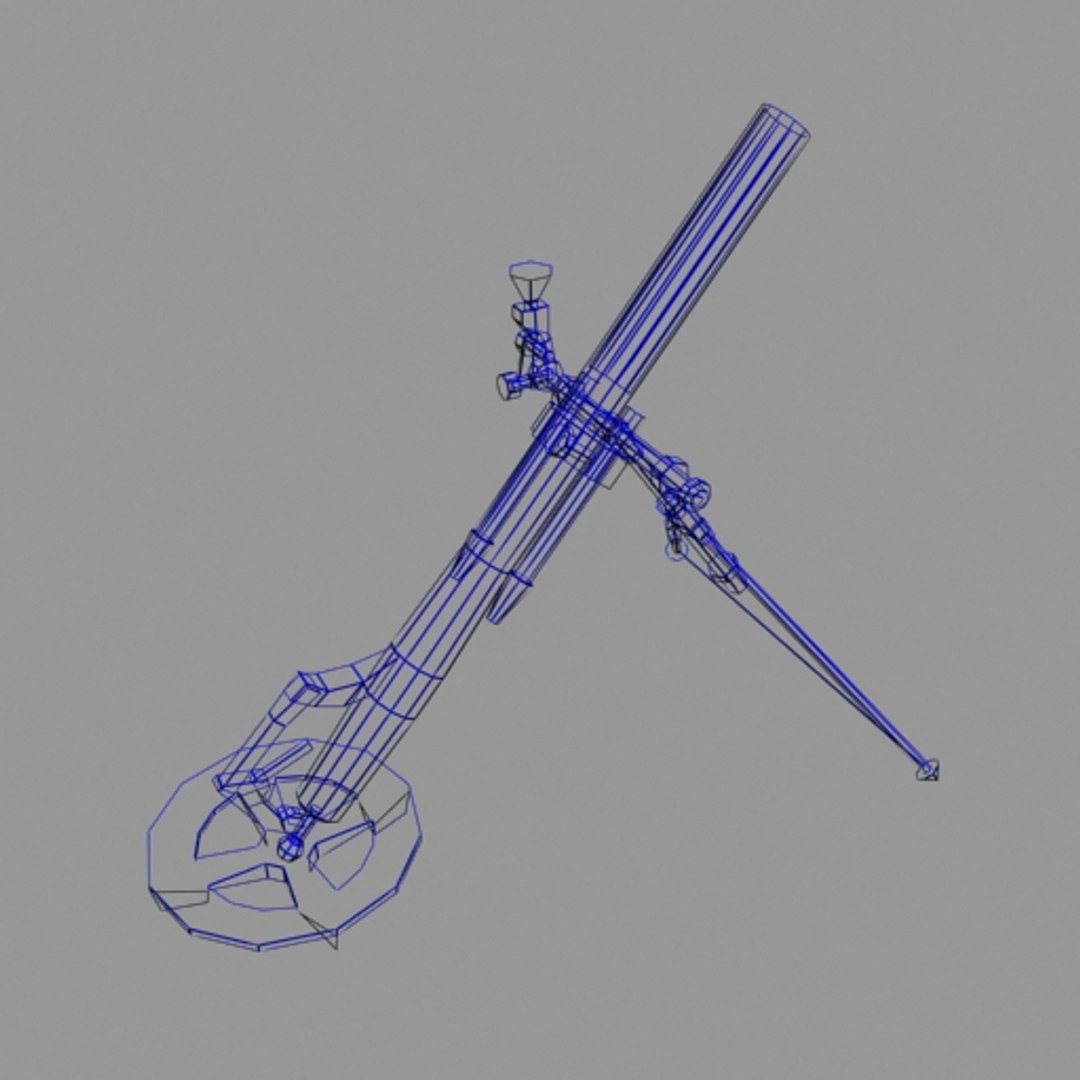 M224 Mortar 3d Model