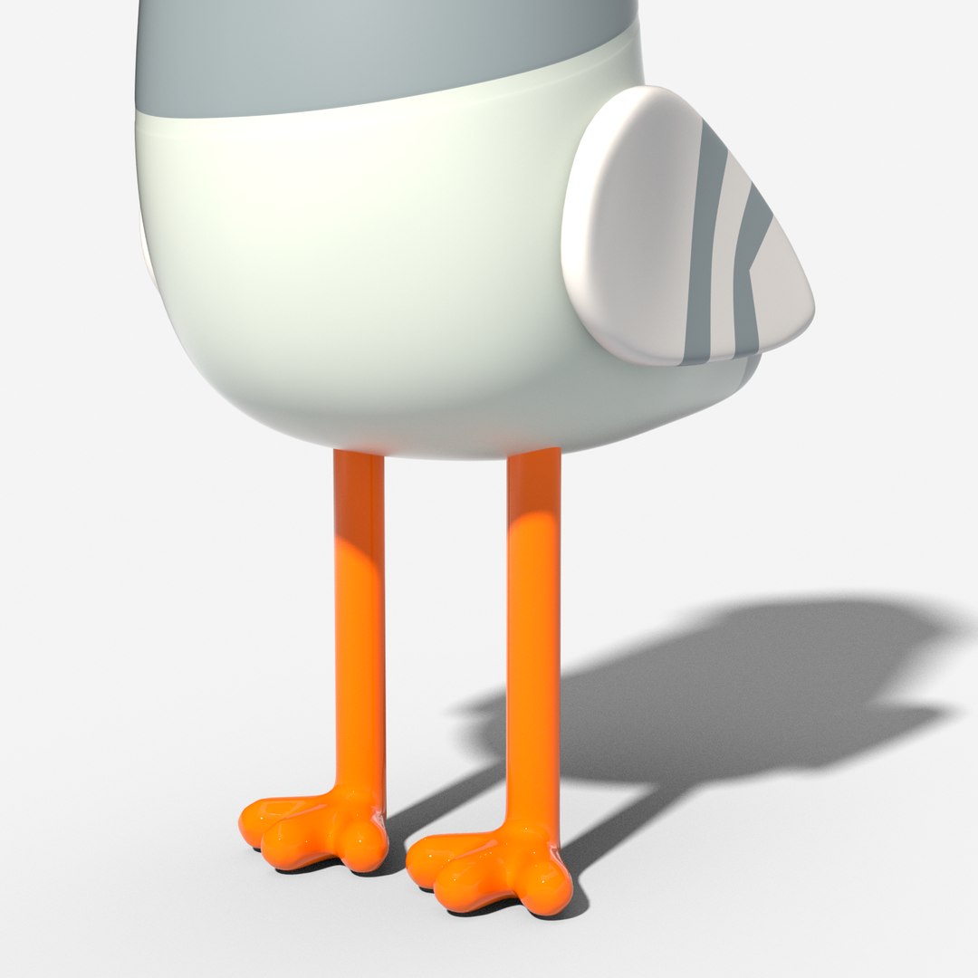3D Pigeon Cartoon Model - TurboSquid 1462351